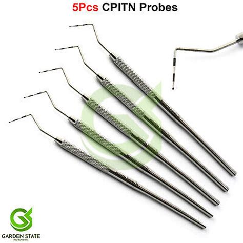5pcs Perio Cpitn Probe Color Coded Periodontal Gum Pocket Measuring