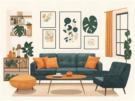 General Lifestyle Content That Depicts Average Middle Class Lifeillustrated With Casual Clothing