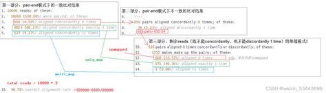 hisat2比对结果图文解析 csdn博客