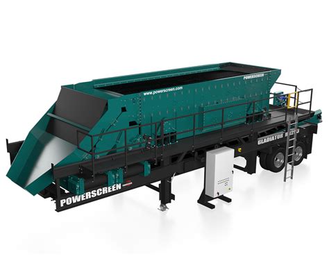 Chassis Electric Screen Plant Crusher Powerscreening