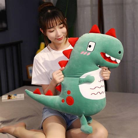 Jual Boneka Lucu Dinosaurus Lembut Dan Halus Berukuran 45cm Boneka Tirex Lucu Dan Imut Boneka
