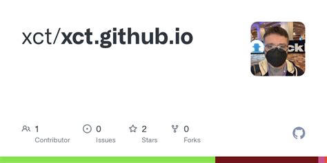 GitHub Xct Xct Github Io