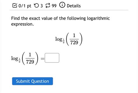 solved 01 ﻿pt399 i detailsfind the exact value of the