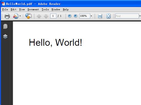 Pdf Helloworld In C Vbnet