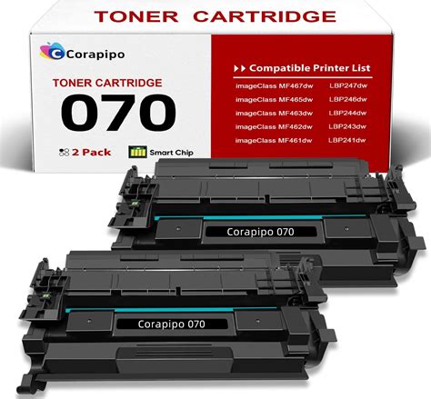 072 Black Toner Cartridge High Yield 1 Pack Replacement For