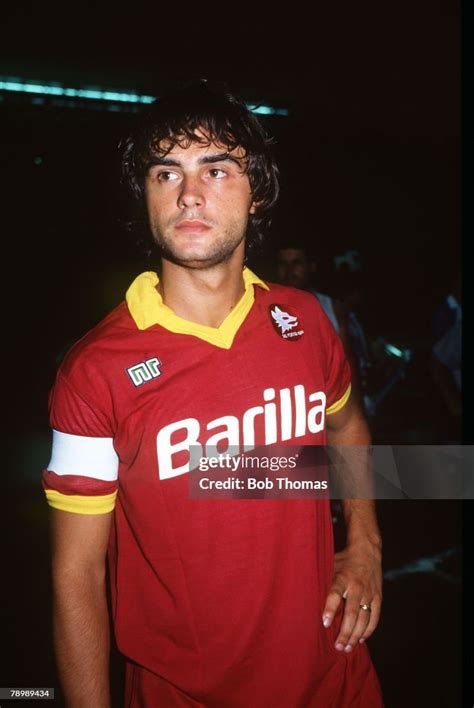 Circa 1988 Giuseppe Giannini As Roma News Photo Getty Images