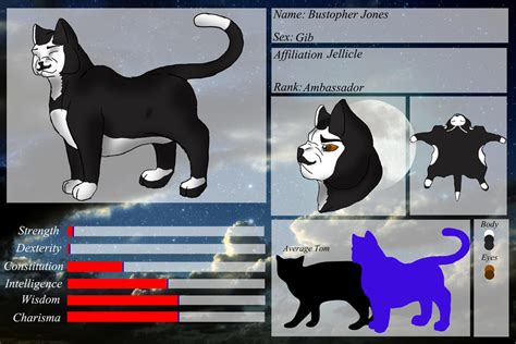 Bustopher Jones Character Sheet By Coripa On Deviantart