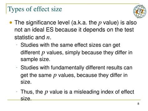 ppt effect sizes powerpoint presentation free download id 9167934