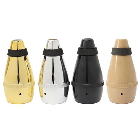 경량 플라스틱 연습 트럼펫 스트레이트 뮤트 소음기 악기트럼펫 Aliexpress
