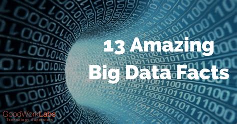 13 Amazing Big Data Facts Goodworklabs