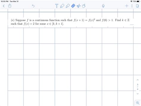 solved 10 55 pm tue mar 31 73 0 e supposef is a
