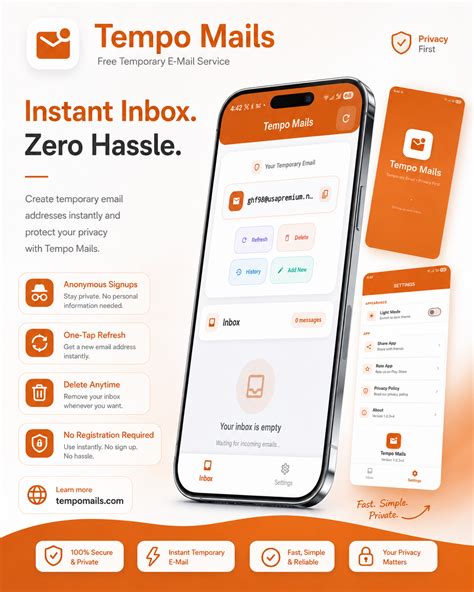 Tempo Mails Announces Free Temporary Email Generator With Instant
