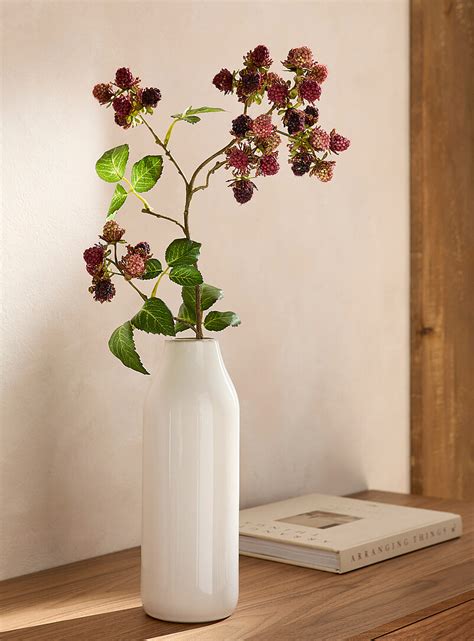 Artificial Raspberry Bush Branch Simons Maison Decorative Pots