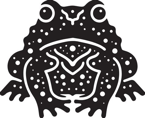 Toad Face Design 44044887 Vector Art At Vecteezy