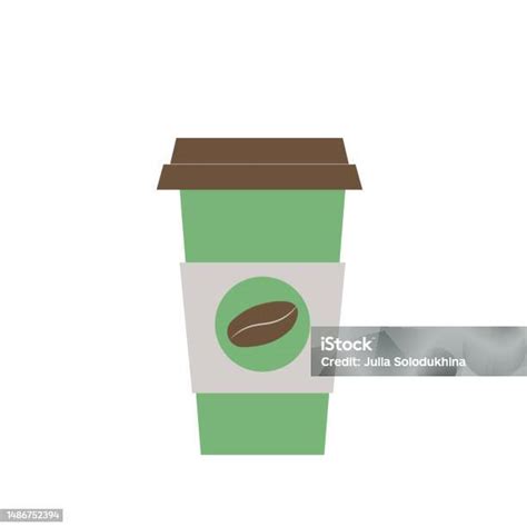커피숍 빵집 카페 패스트리 가게를 위한 플랫 컬러 스타일의 커피 컵 아이콘 뜨거운 음료 음료 벡터 그림입니다 0명에 대한 스톡 벡터 아트 및 기타 이미지 Istock