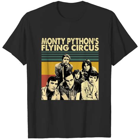 Monty Pythons Flying Circus T Shirt Monty Pythons Flying Mens Heavyweight T Shirt S Black