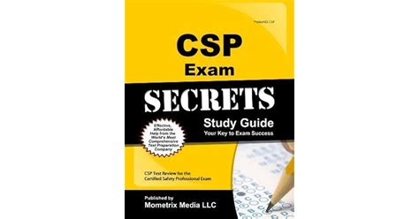 Csp Comprehensive Practice Exam Secrets Study Guide Csp Test Review For The Certified Safety Csp Comprehensive Practice Exam Secrets Study Guide Csp Test Review For The Certified Safety