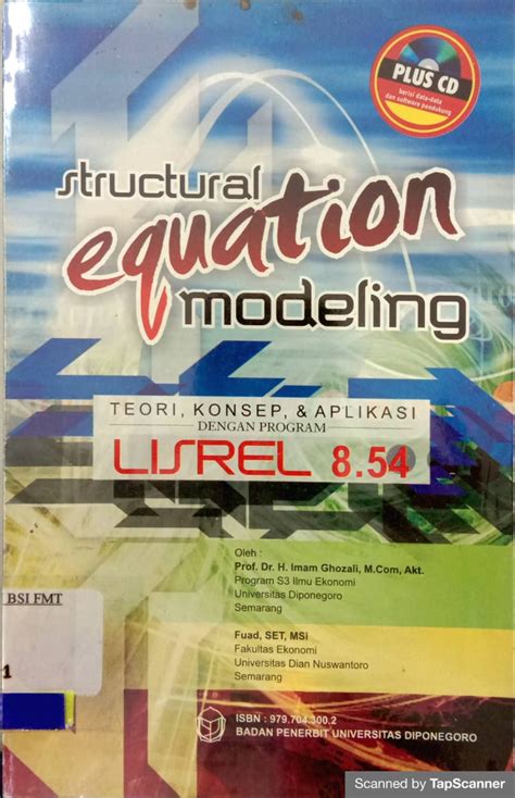 Structural Equation Modeling Teori Konsep Dan Aplikasi Dengan Program Lisrel 854 2005
