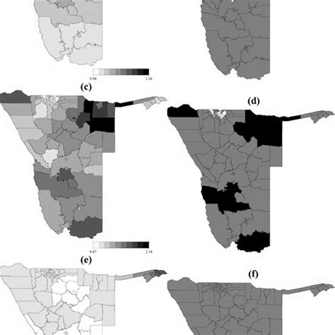 Total Residual Spatial Effects In The Model Estimating Effect Of Sed I