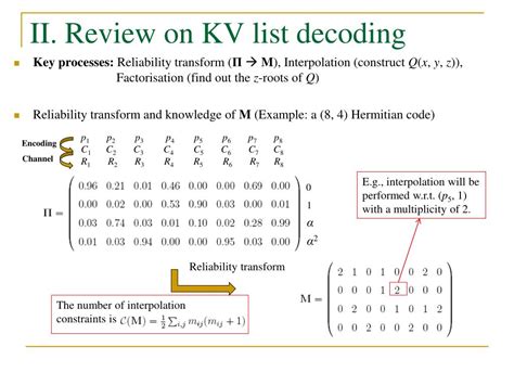PPT Iterative Soft Decision Decoding Of Algebraic Geometric Codes PowerPoint Presentation ID