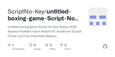 Untitled Boxing Game Script No Key 2025readmemd At Main · Scriptno