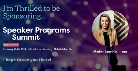 Jane Herrmann Lee On Linkedin Speaker Programs Summit 2024