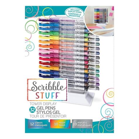 Scribble Stuff 32ct Gel Pen Tower Walmartca