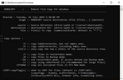 robocopy command prompt folder copying and backup guide find thingy