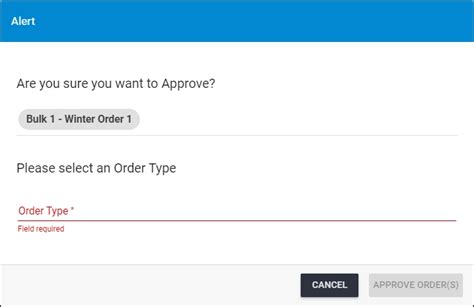 Approve Order Trasix Knowledge Base
