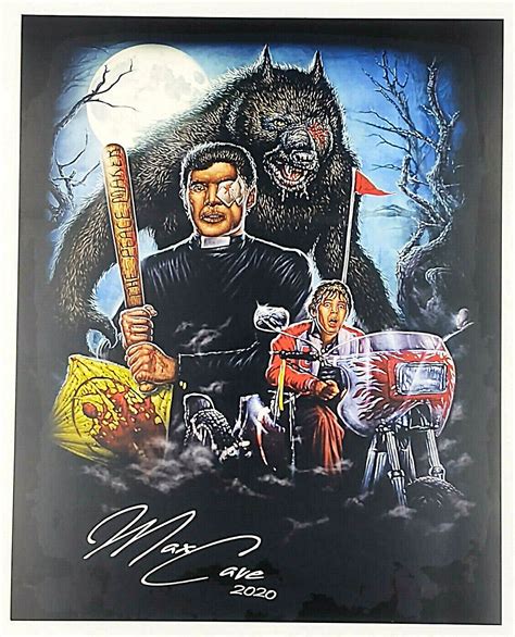 Silver Bullet Art Print Werewolf Stephen King Horror Max Cave Fright