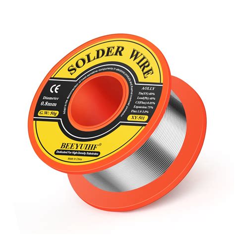 50g Solder Wire Tin 6040 Rosin Core Tin 0510 Καλάϊ κόλληση