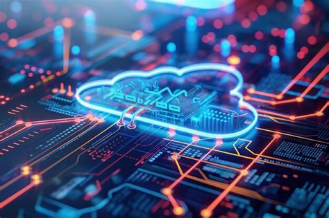 Premium Photo Online Data Storage Cloud Computing Artificial Intelligence A Analytics Ai