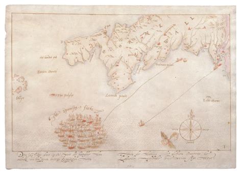 Conservation Of Spanish Armada Invasion Maps Reveals Red Ink Details
