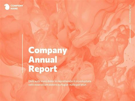 Peach Theme Company Presentation Slides 36066843 Template