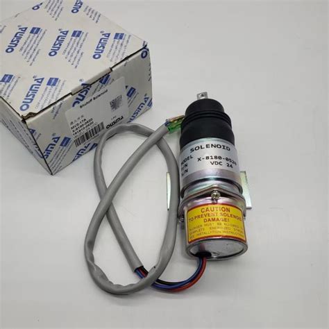 X 8180 0520 Mv2 17a 181910 0520 Fuel Shut Off Stop Solenoid 24v For