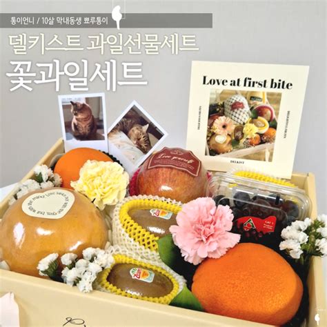 친구선물 추천 꽃과일세트 내돈내산 과일선물세트 구매 후기 네이버 블로그