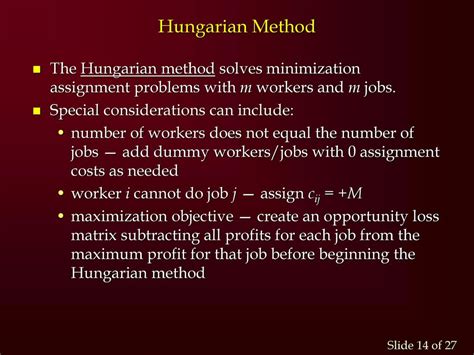 assignment problem hungarian algorithm and linear programming