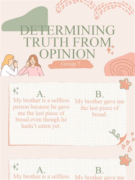 Cs 12 Lesson 7 Determining Truth From Opinion Download Free Pdf Argument Logic