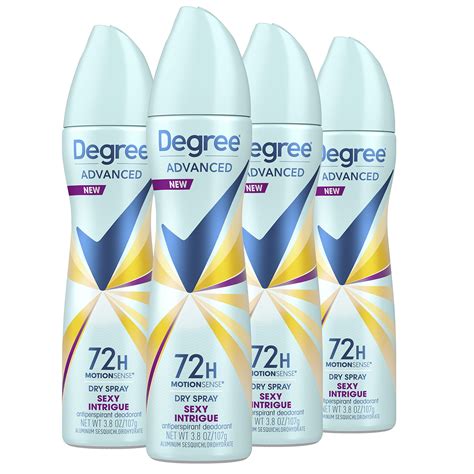 Degree Women Antiperspirant Deodorant Dry Spray Intrigue Scent 38