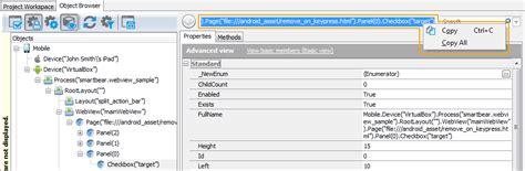 Addressing Objects In Hybrid Mobile Applications Legacy