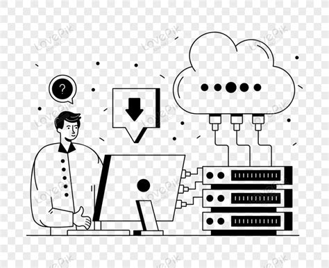 클라우드 웹호스팅 Png 일러스트 및 벡터 이미지 무료 다운로드 Lovepik