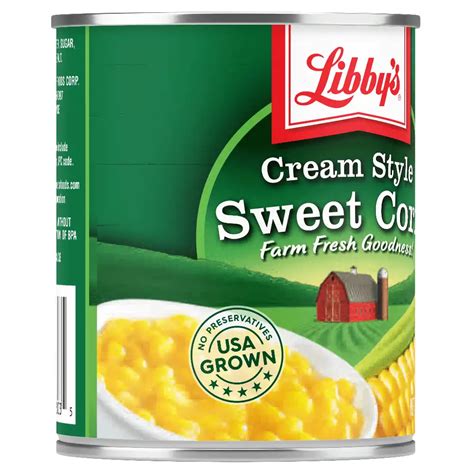 Cream Style Sweet Corn 8 5 Oz Libbys Vegetables