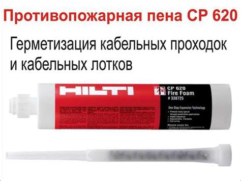Жаропрочная монтажная пена – противопожарная негорючая продукция для ...