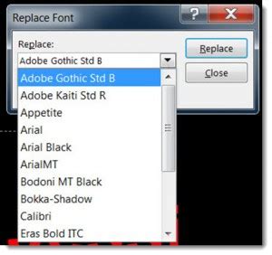 Replace Font Dialog Update The PowerPoint Blog