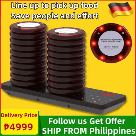 Yoqu Beeper Pager 1 Keypad Transmitter With 20 Pagers Restaurant Pager