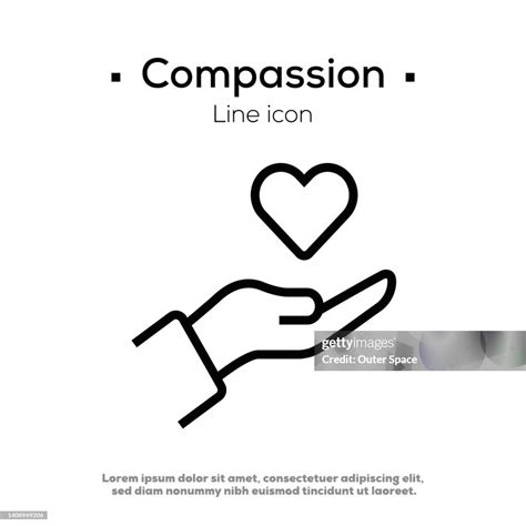 Compassion Line Icon High Res Vector Graphic Getty Images