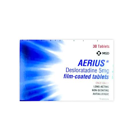 Aerius Tablets 5mg 30 Tab Aldawaeya Pharmacy