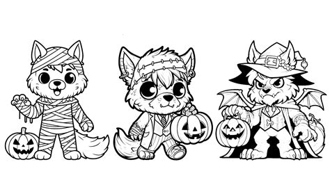 Coloriage Loup Garou Hurle La Lune Avec Des Couleurs