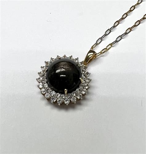 Ruby And White Sapphire Necklace In Sterling Silver Property Room