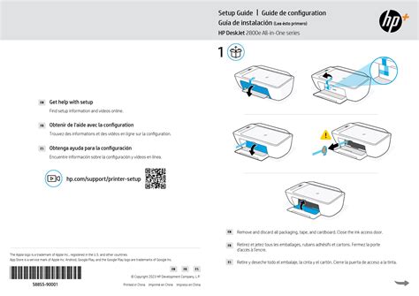 Hp Deskjet 2800e All In One Printer Setup Guide Support And Installation